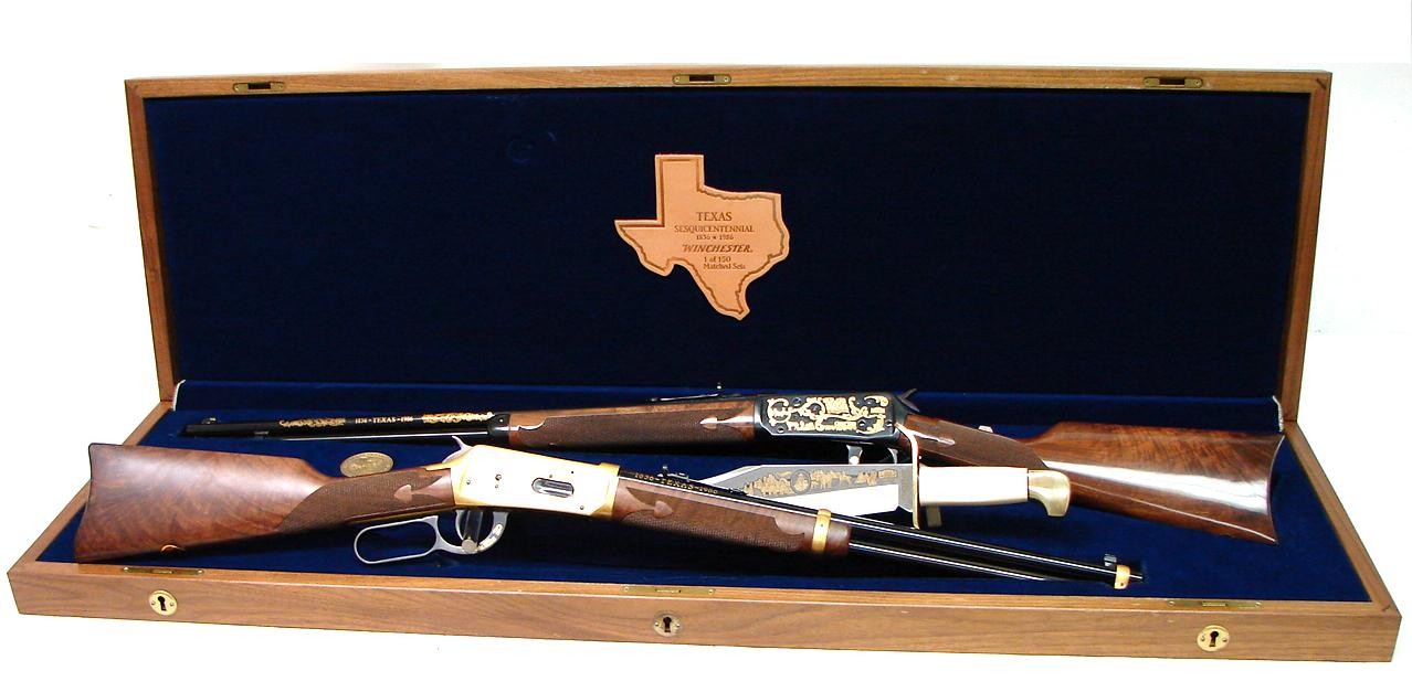 Rare Texas Sesquicentennial 2 Gun Set commemorative. Match numbered ...