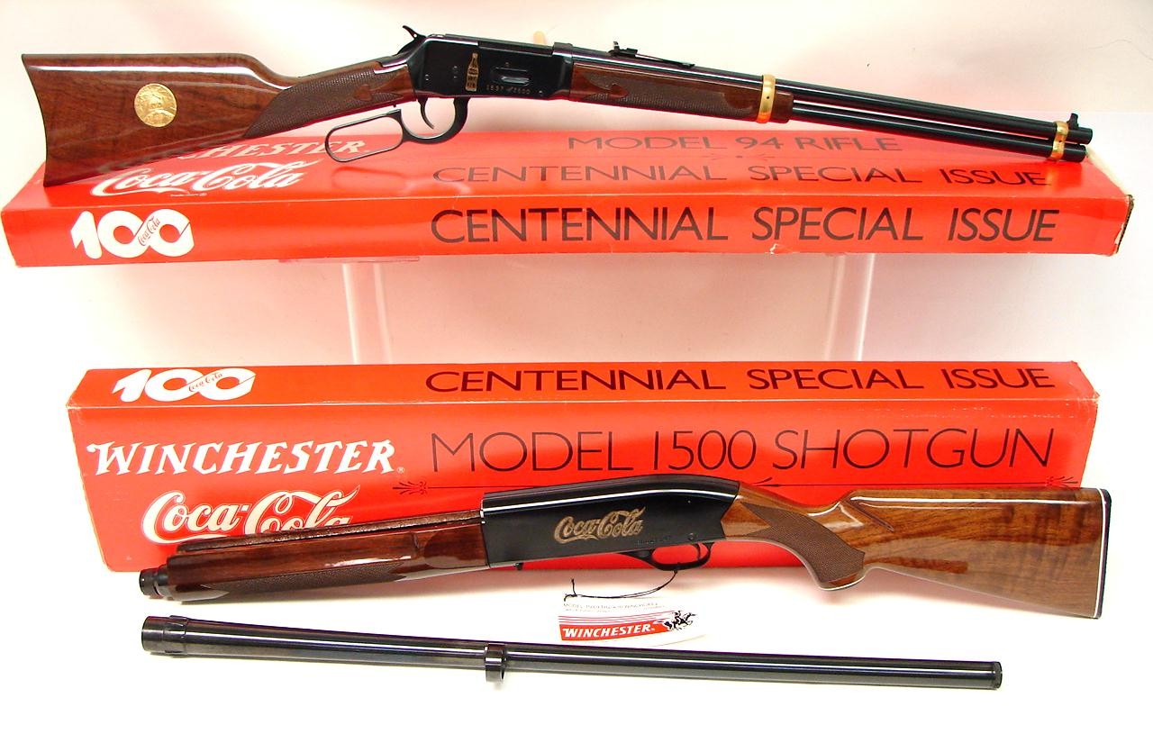 Coca Cola Centennial 2-gun Commemorative Set. Scarce 2 gun matched set ...