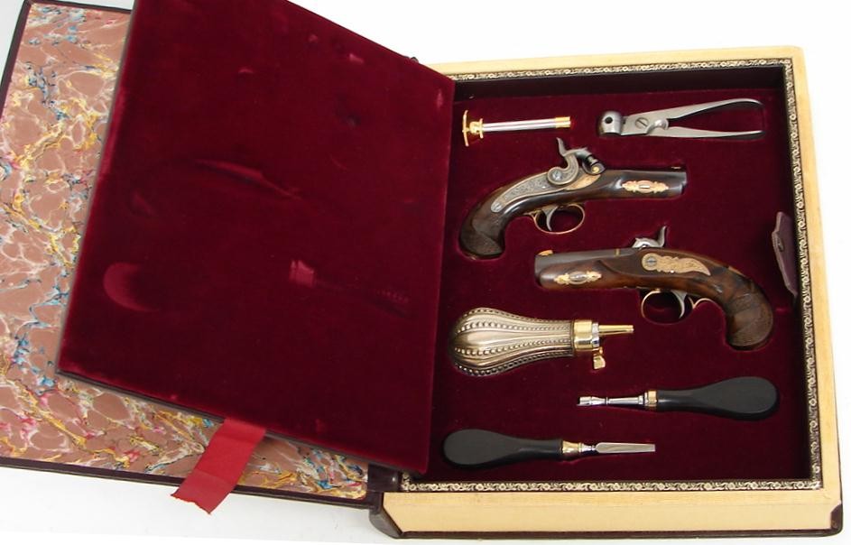 U.S. Historical Society Henry Deringer commemorative cased pair of ...