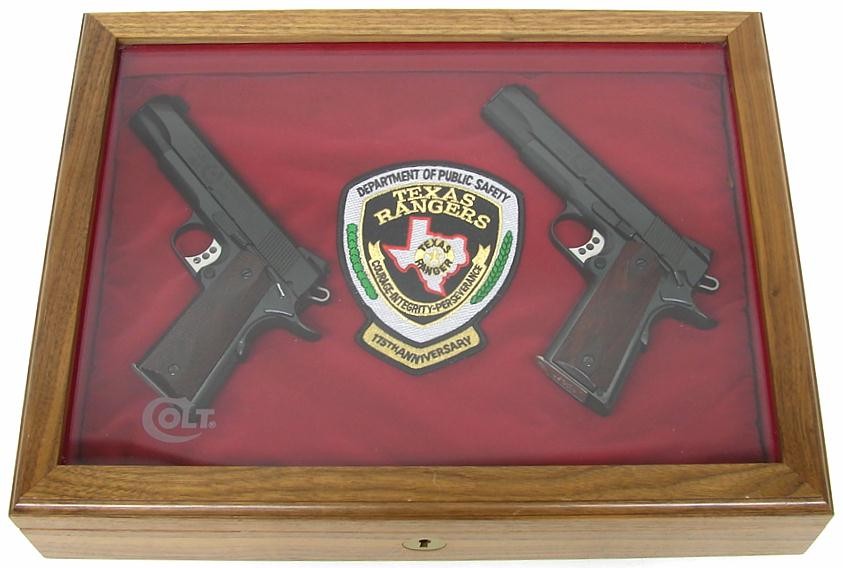 Colt Texas Rangers .45 ACP caliber pistols. Rare set of Colt Texas ...