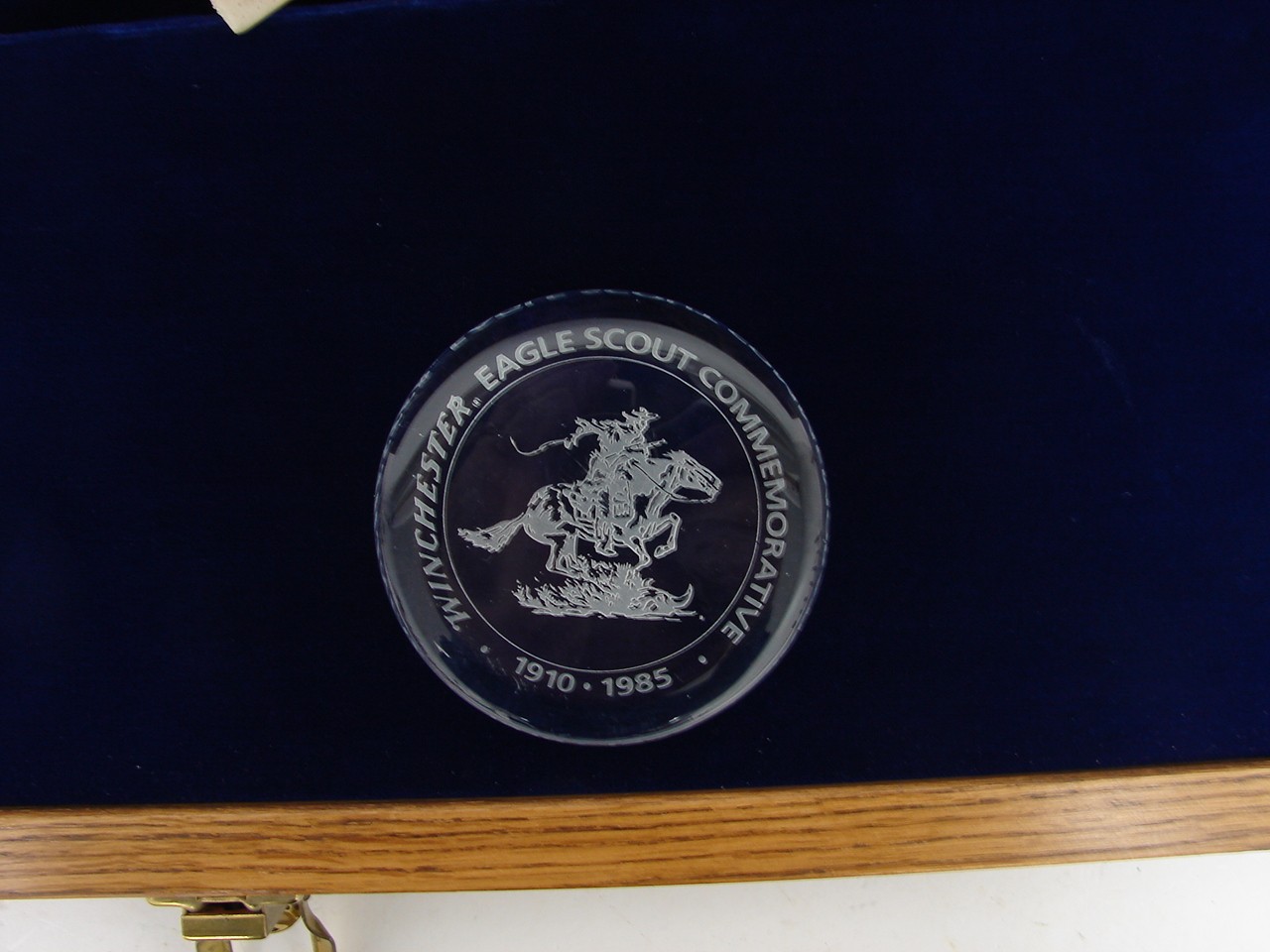 Rare Eagle Scout .22 S,L,LR caliber commemorative rifle. 75 year ...