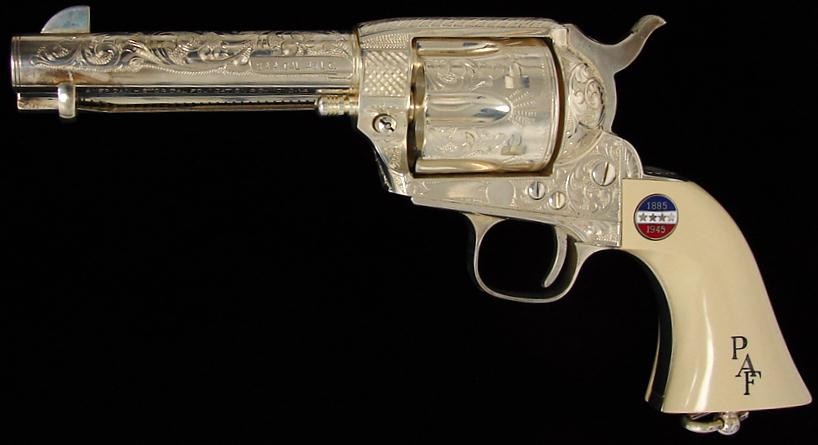 George S. Patton .45 LC caliber Single Action commemorative revolver by ...