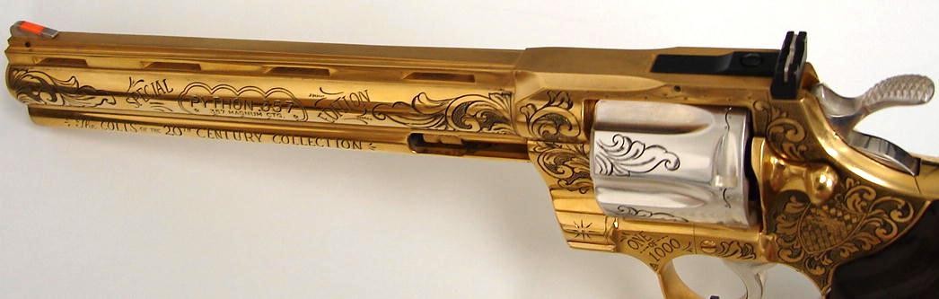 Colt Python .357 Magnum 20th Century Special Edition revolver issued by ...