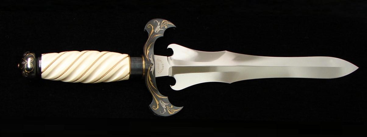 Curt Erickson Art Dagger. This beautiful Dagger has a 10" ATS-34 mirror ...