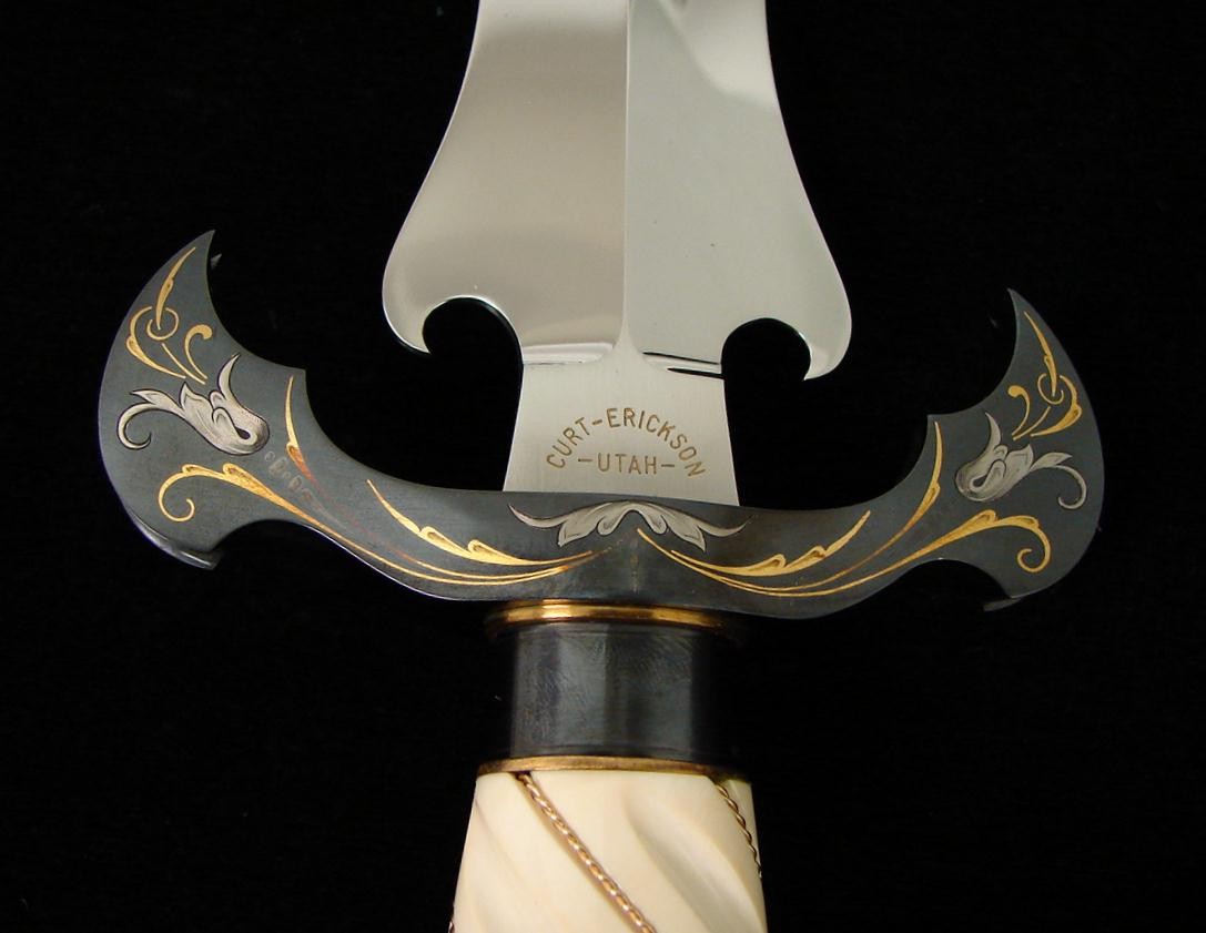 Curt Erickson Art Dagger. This beautiful Dagger has a 10" ATS-34 mirror ...