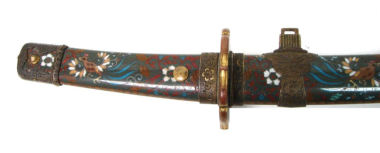 Japanese Tanto signed Kane Suo on tang. Blade is of the Koto Period or ...