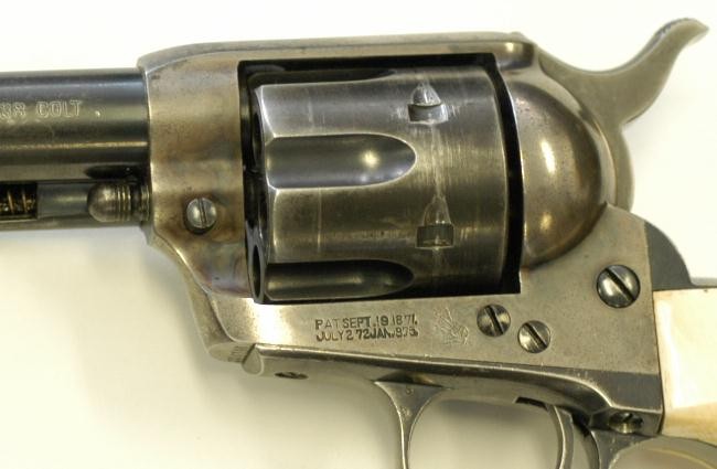 Colt Single Action 38 Colt caliber revolver with scarce barrel marking ...