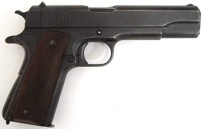 Union Switch & Signal 1911A1 .45 ACP caliber pistol. Original finish ...
