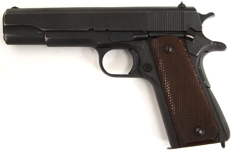 Union Switch & Signal 1911A1 .45 ACP caliber pistol. Original finish ...