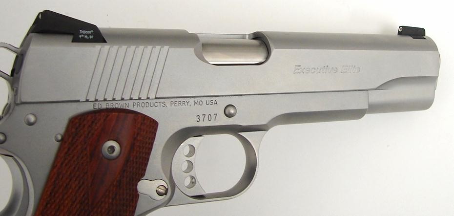 Ed Brown Custom Executive Elite .45 ACP caliber pistol. Premium grade ...