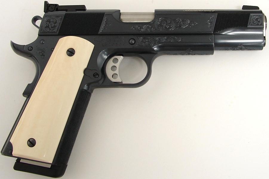 Les Baer Custom 25th Anniversary 1911 .45 ACP caliber pistol. Limited ...