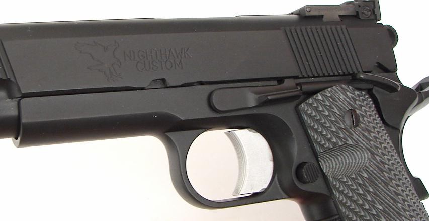 Nighthawk Custom Vickers Tactical .45 ACP caliber pistol. This is a ...