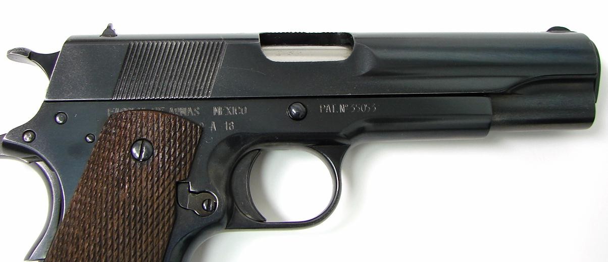 Mexican Govt Arsenal Obregon 11.43mm/45ACP caliber pistol. Rare Mexican ...