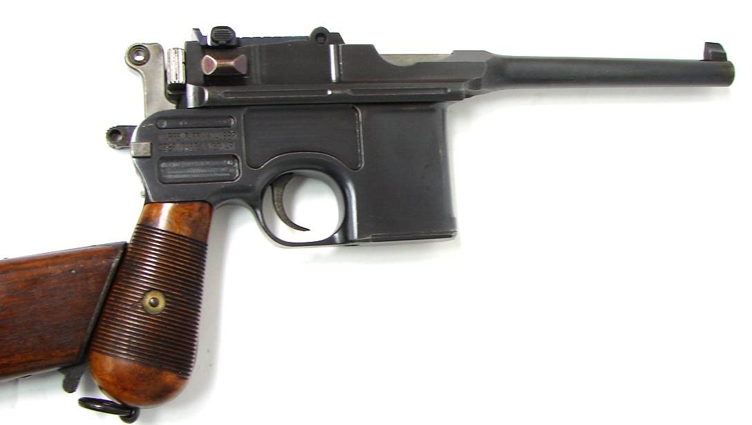 Mauser 1896 .30 Mauser caliber pistol. Mauser pre-war commercial model ...