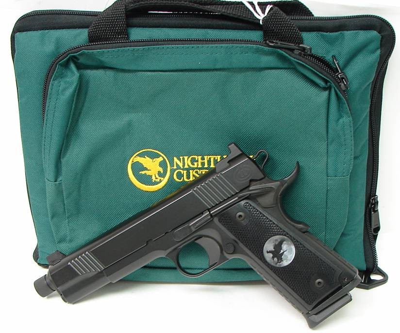 Nighthawk Custom ADV. ARMAMENT 9 MM caliber pistol. Full size tactical ...