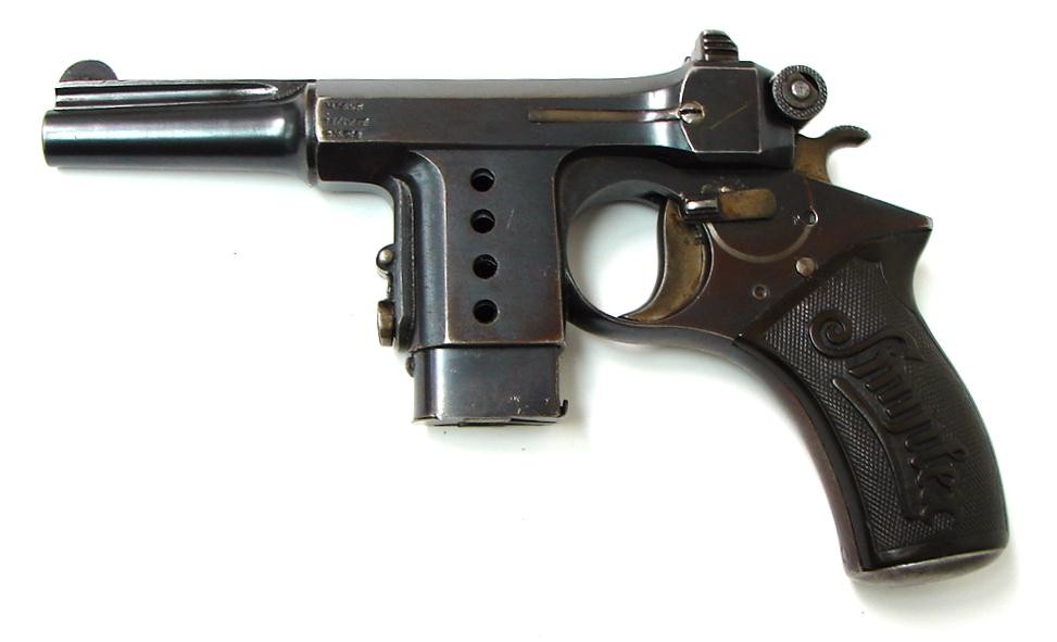 Bergmann Simplex 8 MM Bergmann caliber pistol. Rare Simplex model ...