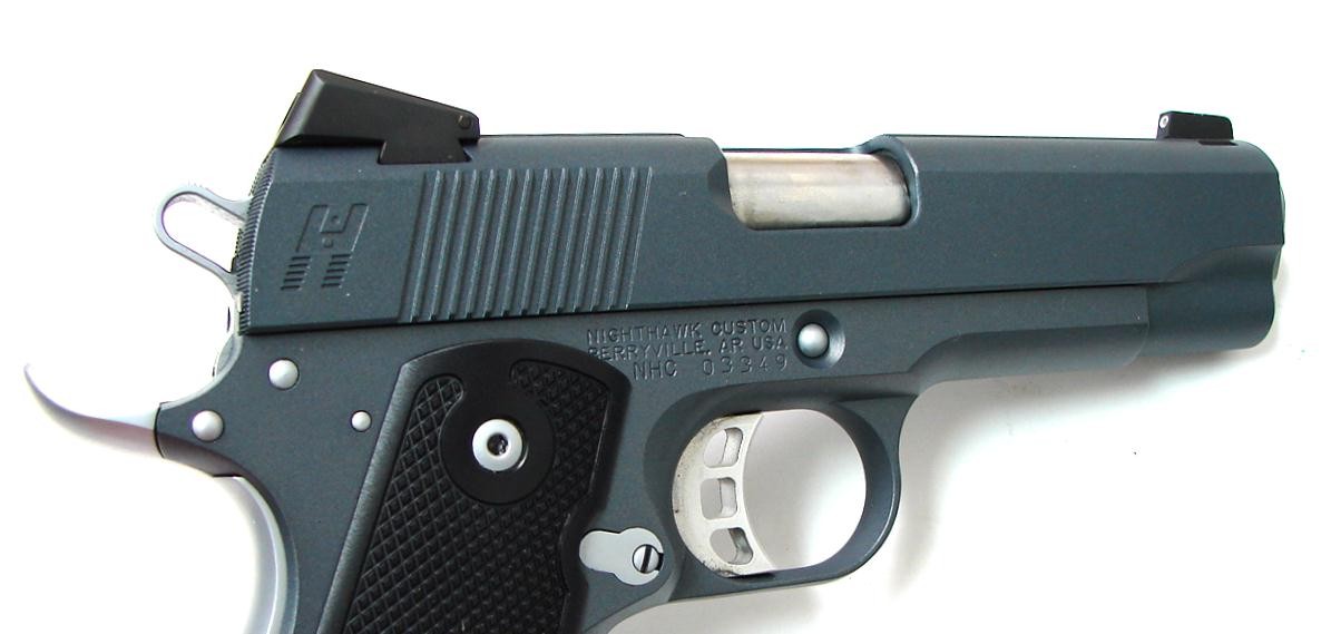 Nighthawk Custom Lady Hawk 9 MM caliber pistol. 4" carry gun with full ...