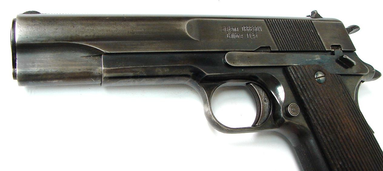 Mexican Government Arsenal Obregon 11.43 MM / .45 ACP caliber pistol ...