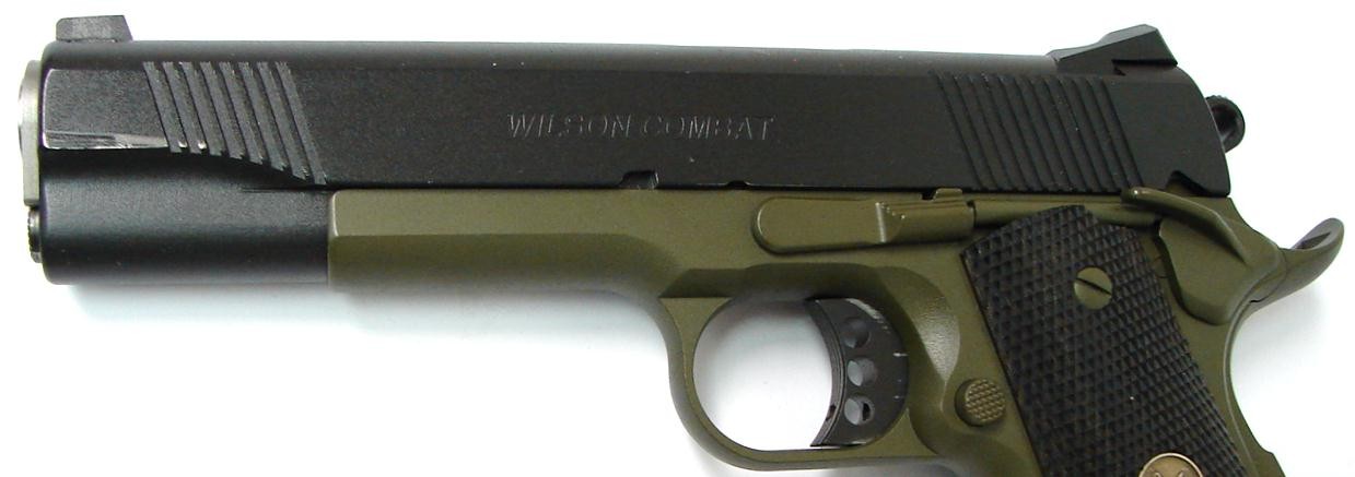 Wilson Combat CQB .45 ACP caliber pistol. 5" full size combat pistol ...