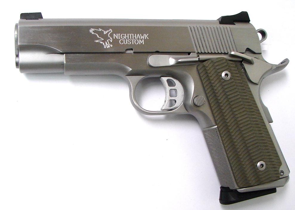 Nighthawk Custom T3 .40 S&W caliber pistol. All stainless steel 4 ...