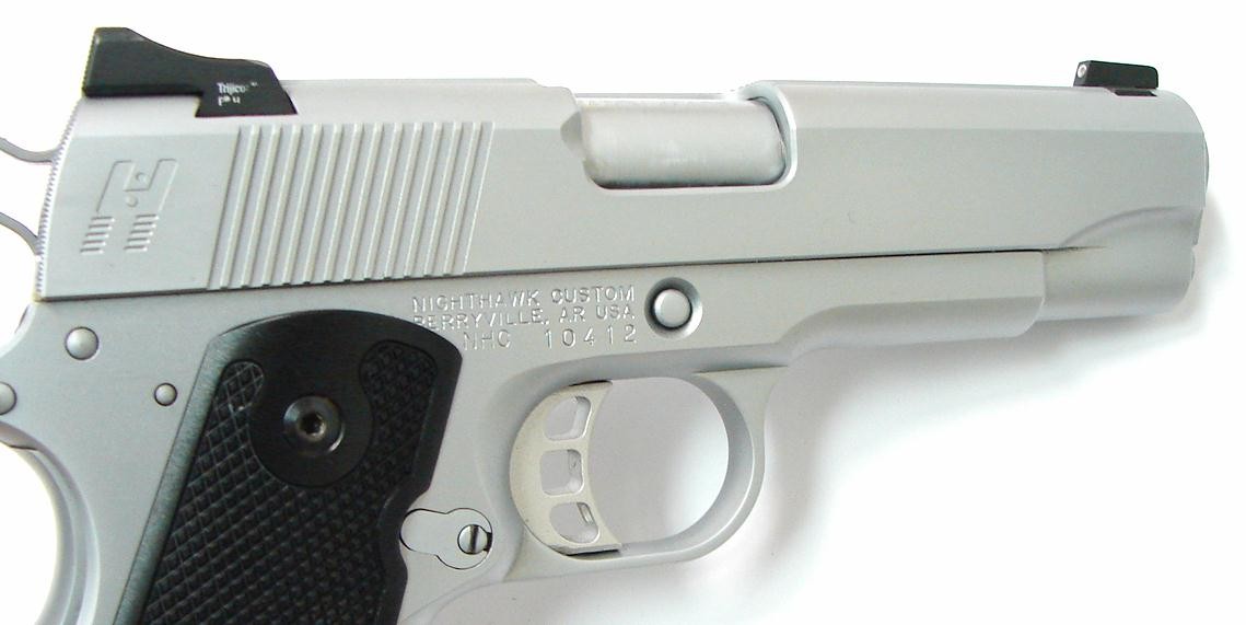 Nighthawk Custom Lady Hawk .45 ACP caliber pistol. 4" carry model in ...