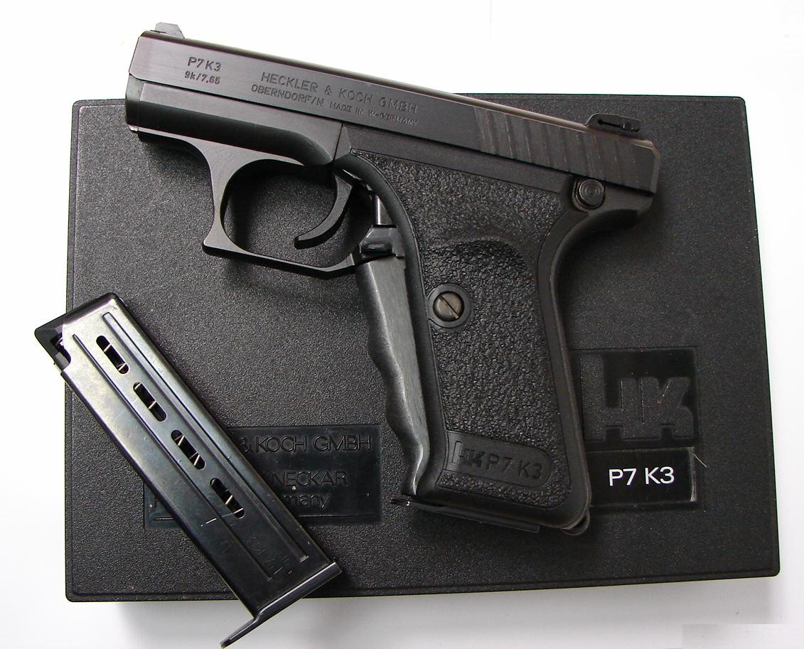 Heckler & Koch P7 K3 .380 ACP caliber pistol. Rare and desirable mini ...
