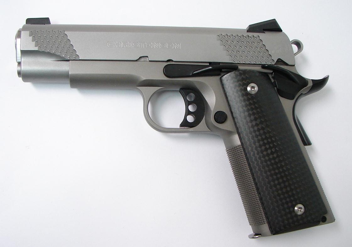 Christensen Arms 1911 Commander LT .45 ACP caliber pistol. Custom grade ...