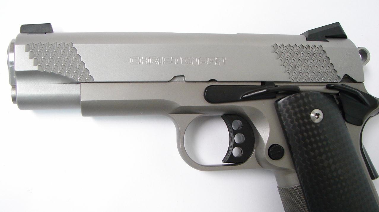 Christensen Arms 1911 Commander LT .45 ACP caliber pistol. Custom grade ...