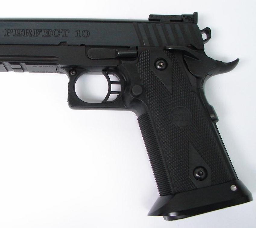STI International Perfect 10 10MM caliber pistol. Scarce 10MM 6" target ...