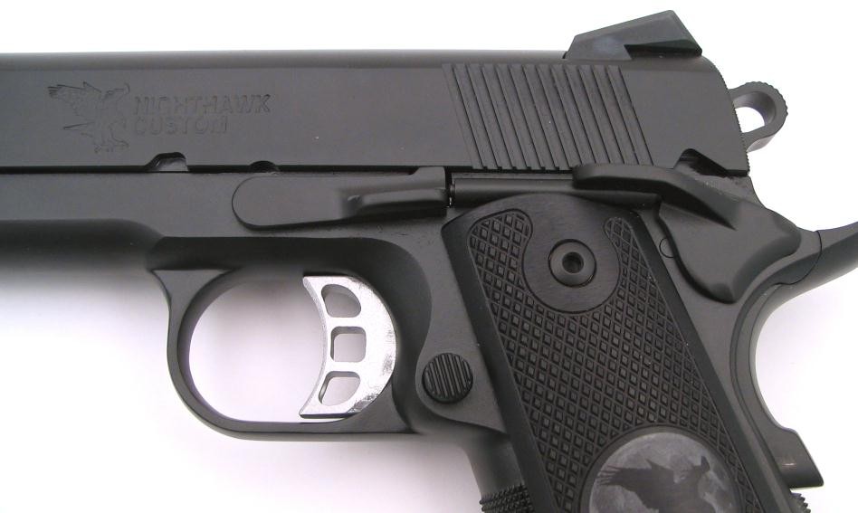 Nighthawk Predator II .45 ACP caliber pistol with titanium frame ...