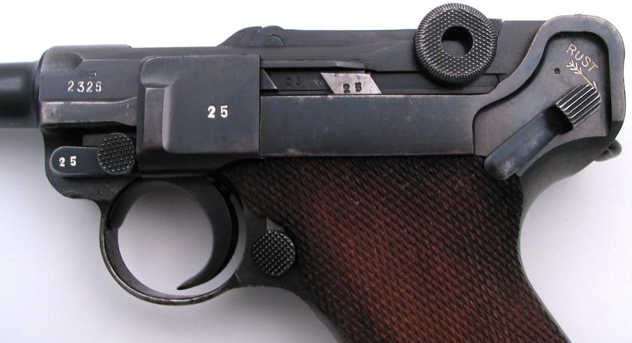 Mauser P-08 9mm Dutch Navy Mauser banner contract pistol. Very rare ...