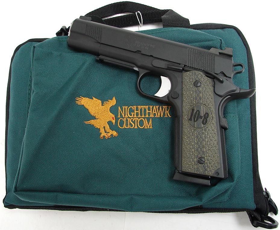 Nighthawk Custom 10-8 .45 ACP caliber pistol. This gun is a ...