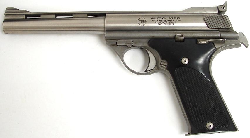 Auto Mag 180 .44 AMP caliber pistol. Original El Monte Automag with 6 1 ...