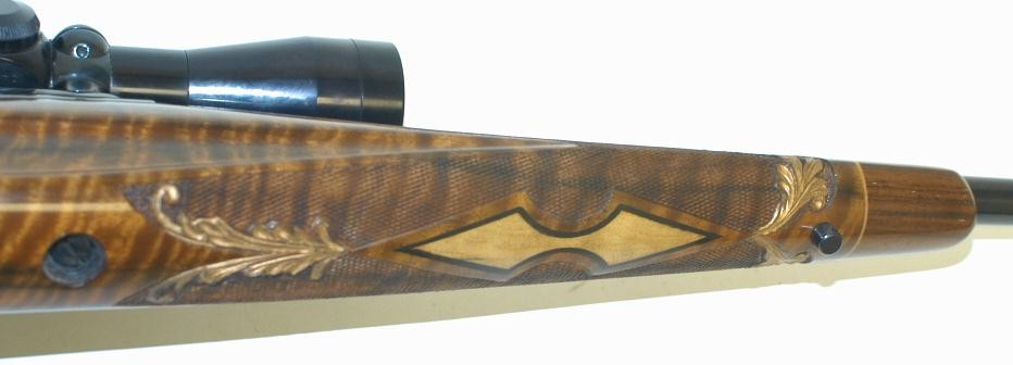 H. Lawson Model 650 .300 H&H caliber rifle. Beautiful custom rifle with ...