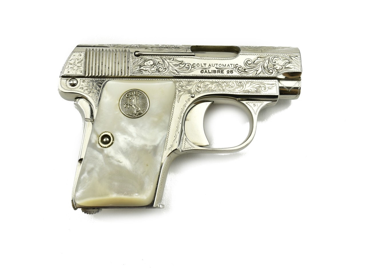 Colt Factory Engraved 1908 Automatic .25ACP (C12952) - Collectors Firearms