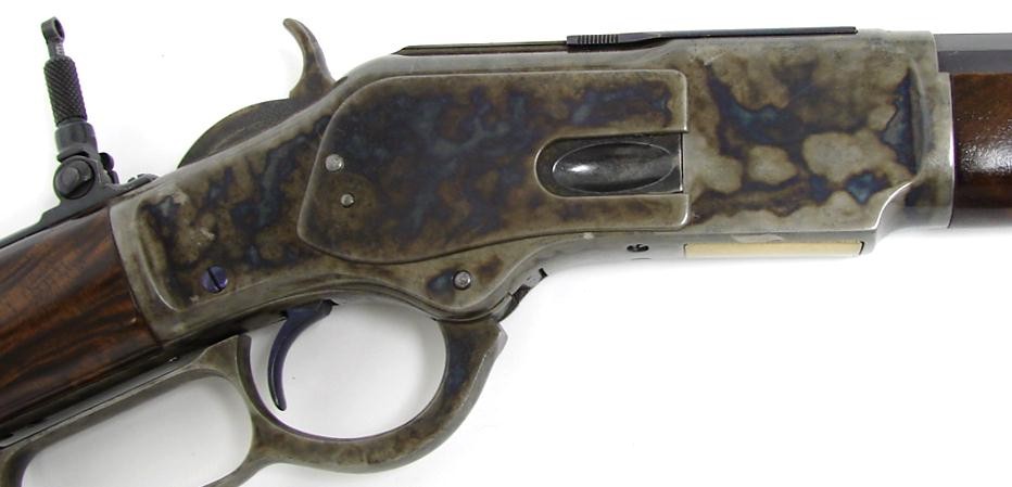 Winchester 1873 .44-40 caliber rifle with 32 barrel, fancy wood, tang ...