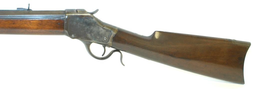 Winchester Highwall .22 WCF caliber rifle. Excellent bore with 60% ...