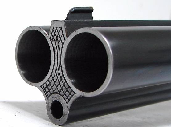 J.P Sauer Drilling 12 gauge/222 Rem caliber shotgun. West German made ...