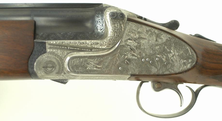 Aya 37 Super 12 gauge over/under shotgun. Merkel style 2 barrel set ...