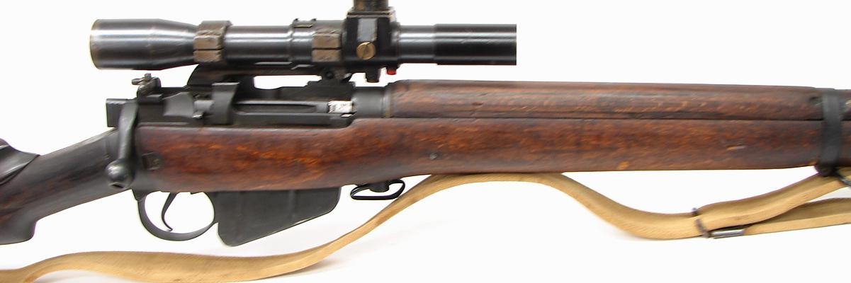 Enfield No 4 Mark I .303 British caliber rifle. British sniper rifle ...