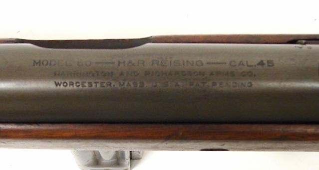 Harrington & Richardson Reising Model 60 .45 ACP caliber carbine. Rare ...