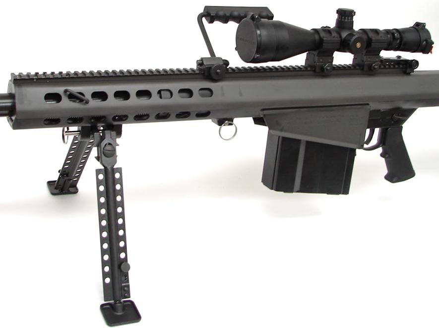 Barrett Firearms M82 A1 .50 BMG caliber rifle with 29 fluted heavy barrel, factory Mil-Spec ...