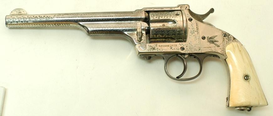 Merwin & Hulbert Army 4th model .44 caliber revolver factory engraved ...