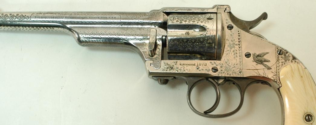 Merwin & Hulbert Army 4th model .44 caliber revolver factory engraved ...
