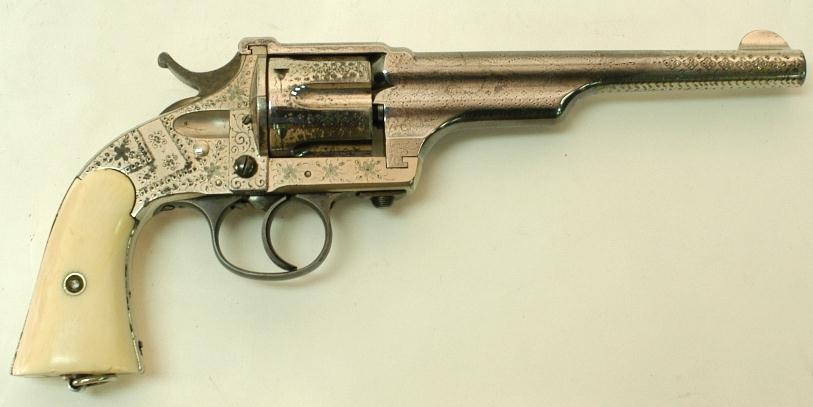 Merwin & Hulbert Army 4th model .44 caliber revolver factory engraved ...