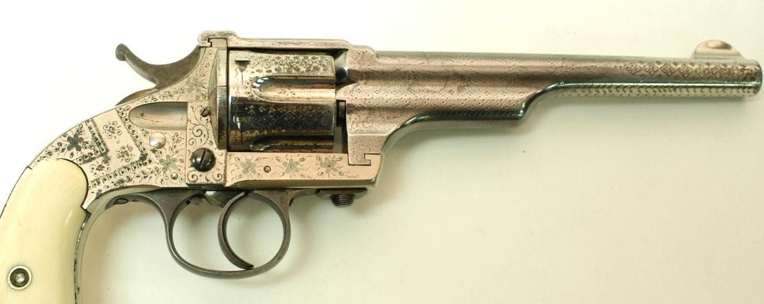 Merwin & Hulbert Army 4th model .44 caliber revolver factory engraved ...