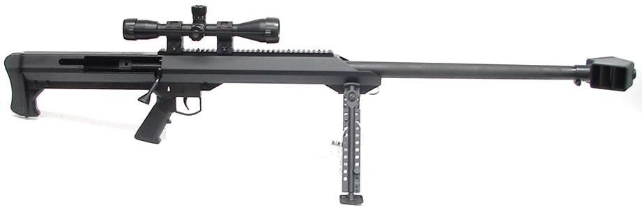 Barrett Firearms M99A1 .50 BMG caliber rifle. Bolt action single shot ...