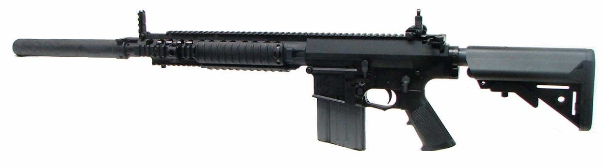 Knight Mfg. SR-25 7.62 MM caliber carbine. 7.62 MM caliber carbine with ...