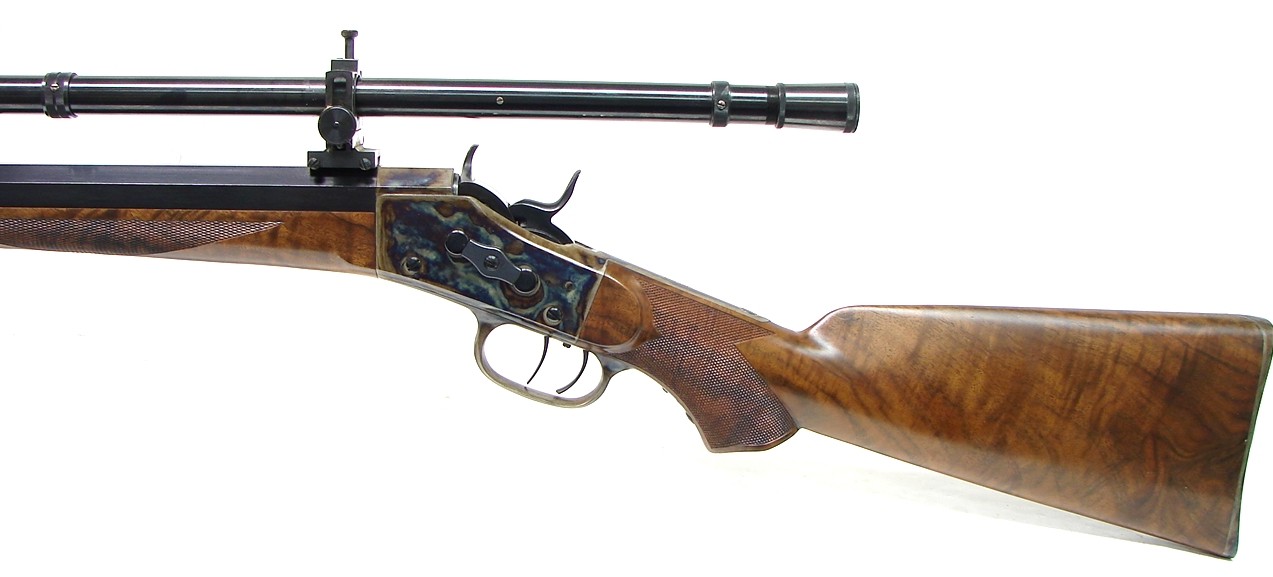 Lone Star Rifle Co. Custom Rolling Block .219 Zipper caliber rifle ...