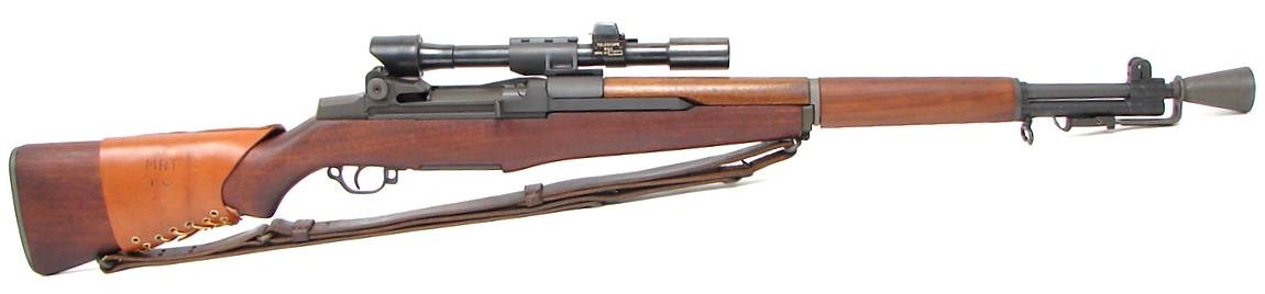 Springfield Armory M1 Garand 30-06 caliber rifle. M-1 D Sniper Garand ...